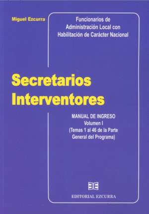 SECRETARIOS INTERVENTORES. EDICIÓN REDUCIDA 3 TOMOS 2024. FUNCIONARIOS ...